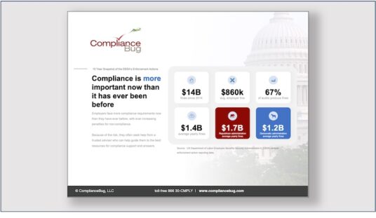 Infographic | DOL Audit Enforcement Actions - ComplianceBug
